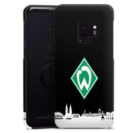 DeinDesign Galaxy S9 Handy Premium Case Smartphone Handyh&uuml;lle Schutzh&uuml;lle matt Skyline Sv Werder Bremen Official Licensed Product Premium Case