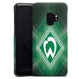 DeinDesign Galaxy S9 Handy Premium Case Smartphone Handyh&uuml;lle Schutzh&uuml;lle matt Sv Werder Bremen Coat Of Arms Official Licensed Product Premium Case