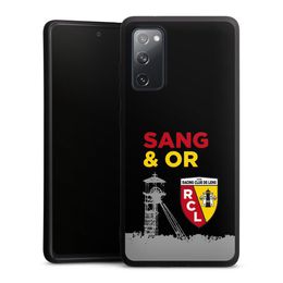 DeinDesign Galaxy S20 FE Handy Premium Silikon H&uuml;lle Handyh&uuml;lle schwarz Case Official Licensed Product Racing Club De Lens Rcl Silikon Premium Case