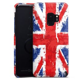 DeinDesign Galaxy S9 Handy Premium Case Smartphone Handyh&uuml;lle Schutzh&uuml;lle matt Union Jack England Flag Premium Case