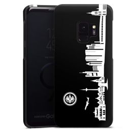 DeinDesign Galaxy S9 Handy Premium Case Smartphone Handyh&uuml;lle Schutzh&uuml;lle matt Eintracht Frankfurt Sge Skyline Premium Case
