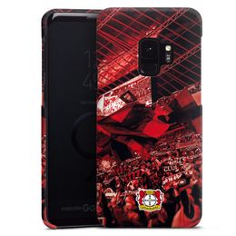 DeinDesign Galaxy S9 Handy Premium Case Smartphone Handyh&uuml;lle Schutzh&uuml;lle matt Merchandise Official Licensed Product Bayer 04 Leverkusen Premium Case