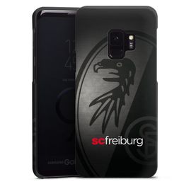 DeinDesign Galaxy S9 Handy Premium Case Smartphone Handyh&uuml;lle Schutzh&uuml;lle matt Official Licensed Product Sc Freiburg Metallic Look Premium Case