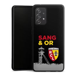 DeinDesign Galaxy A52s 5G Handy Premium Silikon H&uuml;lle Handyh&uuml;lle schwarz Case Racing Club De Lens Official Licensed Product Rcl Silikon Premium Case