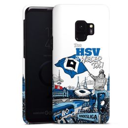 DeinDesign Galaxy S9 Handy Premium Case Smartphone Handyh&uuml;lle Schutzh&uuml;lle matt Ascent Hamburger Sv Official Licensed Product Premium Case