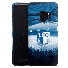 DeinDesign Galaxy S9 Handy Premium Case Smartphone Handyh&uuml;lle Schutzh&uuml;lle matt Stadium 1. Fcm 1. Fc Magdeburg Premium Case