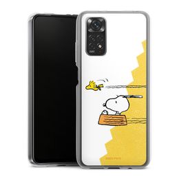 DeinDesign Xiaomi Redmi Note 11S Handy Silikon H&uuml;lle Case transparent Handyh&uuml;lle Snoopy Peanuts Children Silikon Case
