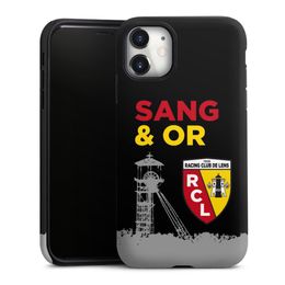 DeinDesign iPhone 11 Handy Panzer Handyh&uuml;lle robuste Outdoor H&uuml;lle Schutzh&uuml;lle matt Racing Club De Lens Rcl Official Licensed Product Tough Case