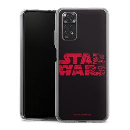 DeinDesign Xiaomi Redmi Note 11S Handy Silikon H&uuml;lle Case transparent Handyh&uuml;lle Star Wars Merchandise Logo Silikon Case