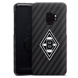 DeinDesign Galaxy S9 Handy Premium Case Smartphone Handyh&uuml;lle Schutzh&uuml;lle matt Borussia M&ouml;nchengladbach Carbon Gladbach Premium Case