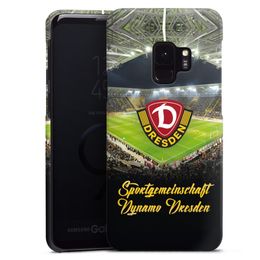 DeinDesign Galaxy S9 Handy Premium Case Smartphone Handyh&uuml;lle Schutzh&uuml;lle matt Sg Dynamo Dresden Sgd Official Licensed Product Premium Case