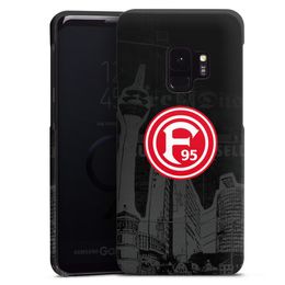 DeinDesign Galaxy S9 Handy Premium Case Smartphone Handyh&uuml;lle Schutzh&uuml;lle matt Official Licensed Product Logo Fortuna D&uuml;sseldorf Premium Case