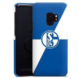 DeinDesign Galaxy S9 Handy Premium Case Smartphone Handyh&uuml;lle Schutzh&uuml;lle matt Official Licensed Product Fc Schalke 04 Bundesliga Premium Case