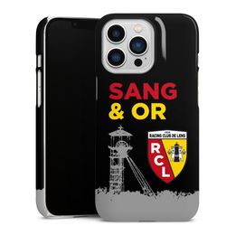 DeinDesign iPhone 13 Pro Handy Premium Case Smartphone Handyh&uuml;lle Schutzh&uuml;lle gl&auml;nzend Racing Club De Lens Official Licensed Product Rcl Premium Case
