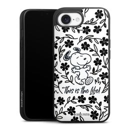 DeinDesign iPhone 17e Handy PLA Handyh&uuml;lle Handyh&uuml;lle aus nachwachsenden Rohstoffen Organic Case Peanuts Flowers Snoopy Organic Case