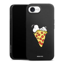DeinDesign iPhone 16e Handy PLA Handyh&uuml;lle Handyh&uuml;lle aus nachwachsenden Rohstoffen Organic Case Peanuts Pizza Snoopy Organic Case