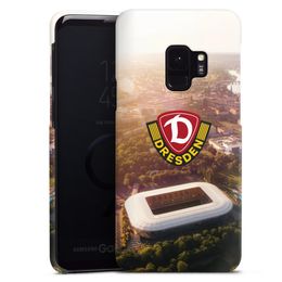 DeinDesign Galaxy S9 Handy Premium Case Smartphone Handyh&uuml;lle Schutzh&uuml;lle matt Sgd Sg Dynamo Dresden Stadium Premium Case