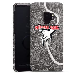 DeinDesign Galaxy S9 Handy Premium Case Smartphone Handyh&uuml;lle Schutzh&uuml;lle matt K&ouml;lner Haie Ice Hockey Official Licensed Product Premium Case