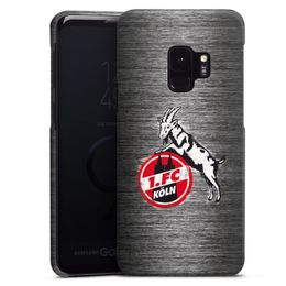 DeinDesign Galaxy S9 Handy Premium Case Smartphone Handyh&uuml;lle Schutzh&uuml;lle matt Official Licensed Product Metallic Look 1. Fc K&ouml;ln Premium Case