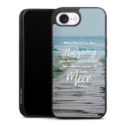 DeinDesign iPhone 17e Handy PLA Handyh&uuml;lle Handyh&uuml;lle aus nachwachsenden Rohstoffen Organic Case Statement Beach Spruch Organic Case