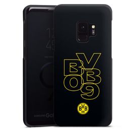 DeinDesign Galaxy S9 Handy Premium Case Smartphone Handyh&uuml;lle Schutzh&uuml;lle matt Bvb Lettering Official Licensed Product Premium Case