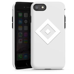 DeinDesign iPhone SE (2020) Handy Panzer Handyh&uuml;lle robuste Outdoor H&uuml;lle Schutzh&uuml;lle gl&auml;nzend Coat Of Arms Hamburger Sv Hsv Tough Case