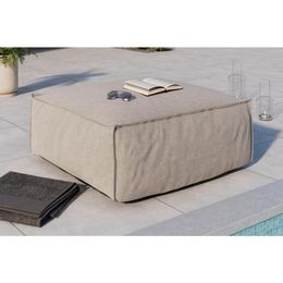 Ambia Garden Loungesofa, Beige, Textil, 1-Sitzer, 95x35x95 cm, wetterbest&auml;ndig, regenabweisend, lichtecht, Loungem&ouml;bel, Outdoorsofas