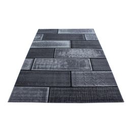 Ayyildiz Webteppich Plus Black Schwarz ca. 160x230cm