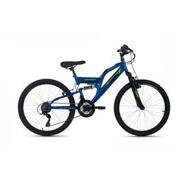 WYLD WYLD Kinder-Mountainbike Fully 24'' Zodiac 18 G&auml;nge RH 38 cm