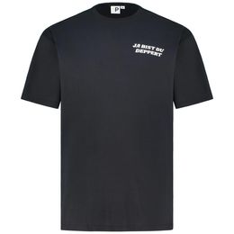Herren Gro&szlig;e Gr&ouml;&szlig;en | Pfundskerl T-Shirt mit Statement-Print Farbe schwarz Gr&ouml;&szlig;e: 5XL