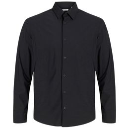 Jack & Jones Herren Gro&szlig;e Gr&ouml;&szlig;en | Jack&Jones Freizeithemd mit Elasthan Farbe schwarz Gr&ouml;&szlig;e: 6XL
