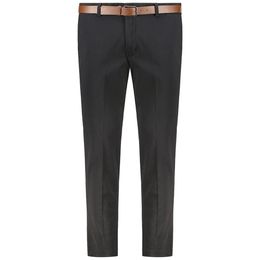 Jack & Jones Herren Gro&szlig;e Gr&ouml;&szlig;en | Jack&Jones Stretch-Chinos mit G&uuml;rtel Farbe schwarz Gr&ouml;&szlig;e: 40/34