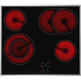 Amica Elektro-Kochfeld "KMC 742 600 E", schwarz, B:57,5cm H:5,6cm T:50,5cm, Kochfelder, Einfache Bedienung f&uuml;r entspanntes und gleichm&auml;&szlig;iges Kochen