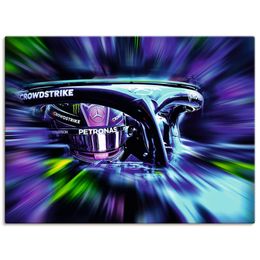 Wandbild Artland "LH44 - Hamilton in kreativen Farben", farbe bild(er): farbig, B:120cm H:90cm, Bilder, als Alubild, Leinwandbild, Poster, Wandaufkleber in verschied. Gr&ouml;&szlig;en