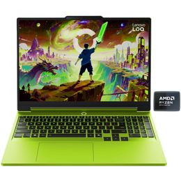 Lenovo Gaming-Notebook "LOQ 15AHP11 Limited Green Edition", surge gr&uuml;n, 16 GB RAM 512 GB SSD, Ryzen 7, Windows 11 Home, Notebooks