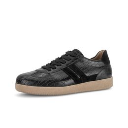 Sneaker Gabor "Sneaker low", Damen, Gr. 35, schwarz, Schuhe Sneaker