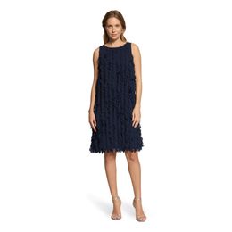 Cocktailkleid Vera Mont "Damen ohne Arm", Damen, Gr. 36, Normalgr&ouml;&szlig;en, night sky, Obermaterial: 100% Polyester. Futter: 100% Polyester, figurumspielend kurz, U-Boot-Ausschnitt, Kleider