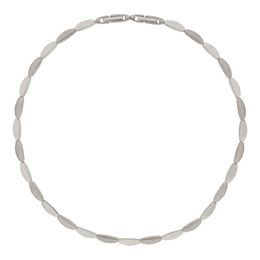 Collier TITANIA "Titancollier", grau (titanfarben), Halsketten, Damen, Titan, Collier