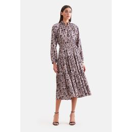 Sommerkleid Seidensticker, Damen, Gr. XS (34), Normalgr&ouml;&szlig;en, rosa, 100% Viskose, regular fit, Kleider Sommerkleid, 1/1 Stehkragen