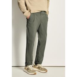Chinohose Street One MEN, Herren, Gr. 33, L&auml;nge 34, deep olive gr&uuml;n, Web, 98% Baumwolle, 2% Elasthan, unifarben, comfort fit lang, Hosen Chinohose, aus Baumwolle mit Stretchanteil