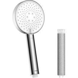 Duschbrause Philips, chrom, B:12cm H:27,3cm, Duschk&ouml;pfe, Duschbrause mit Filter und 1 x Ersatzfilter