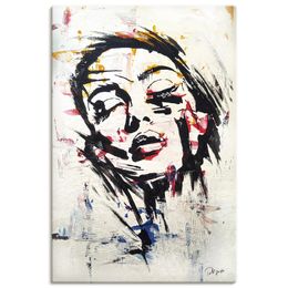 Wandbild Artland "Eine tr&auml;umende Frau", farbe bild(er): schwarz, B:80cm H:120cm, Bilder, als Alubild, Leinwandbild, Poster, Wandaufkleber in verschied. Gr&ouml;&szlig;en