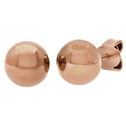 Paar Ohrstecker TITANIA "Titanohrstecker", rosa (ros&eacute;goldfarben), Ohrringe, Damen, Titan