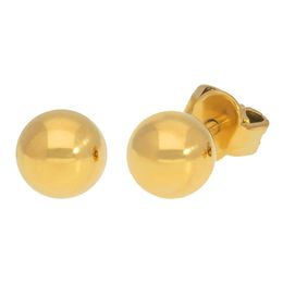 Paar Ohrstecker TITANIA "Titanohrstecker", gold (goldfarben), Ohrringe, Damen, Titan