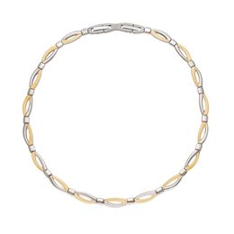 Collier TITANIA "Titancollier", silber (silbergoldfarben), Halsketten, Damen, Titan, Collier
