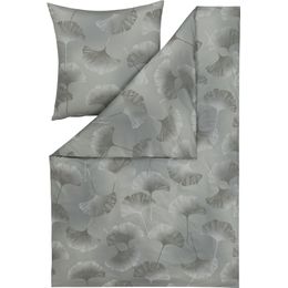 Bettw&auml;sche Estella "ISABELLA", gr&uuml;n (oliv), B/L: 155cm x 220cm, 1 Stk., 1 Stk., Mako-Interlock-Jersey, B/L: 80cm x 80cm, 2 Stk., Mako-Interlock-Jersey, Obermaterial: 100% Baumwolle, Bettw&auml;sche, Bettw&auml;sche, ABSOLUT B&Uuml;GELFREI