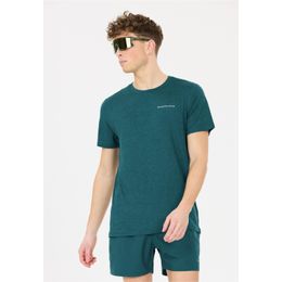 Funktionsshirt Endurance "Abdon", Herren, Gr. 4XL, tannengr&uuml;n, 95% Polyester, 5% Elasthan, unifarben, normal, Rundhals, Shirts Funktionsshirt, mit smartem 4-Wege-Stretch