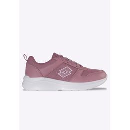 Sneaker Lotto, Herren, Gr. 36, dunkelrose, wei&szlig;, Mesh, Synthetik, Schuhe Sneaker