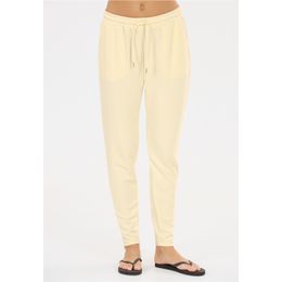 ENDURANCE ATHLECIA Sweathose ATHLECIA "Jacey", Damen, Gr. 34, EURO-Gr&ouml;&szlig;en, hellgelb, 51% Polyester, 44% Modal, 5% Elasthan, unifarben, lang, Hosen Sweathose, aus weichem Modalmix