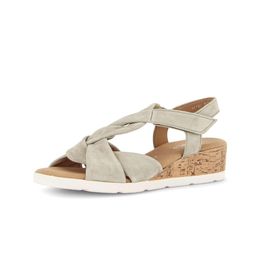 Keilsandalette Gabor "Keilsandalette", Damen, Gr. 37, gr&uuml;n, Schuhe